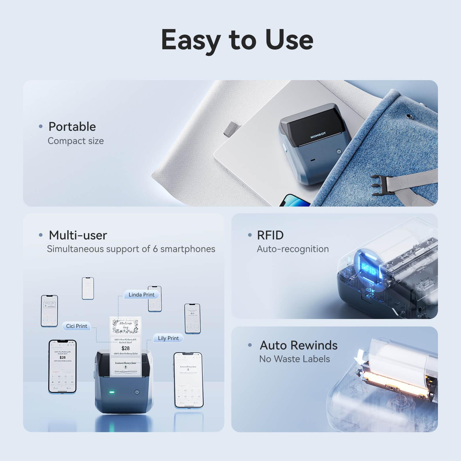 NIIMBOT B31 Bluetooth Thermal Label Maker — NIIMBOT