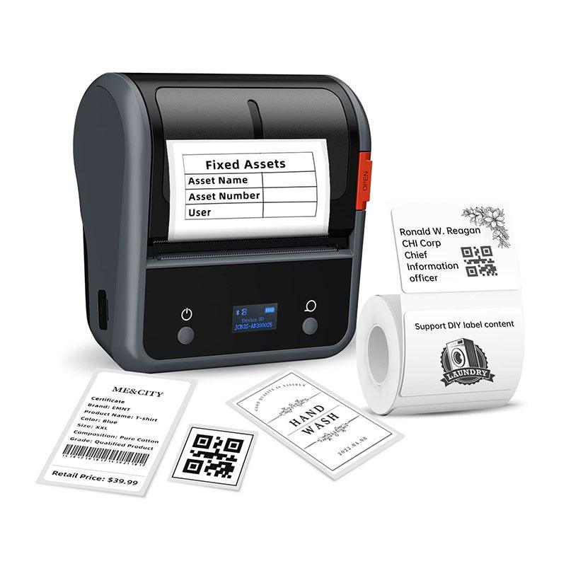 B3S 3 Inch Label Printer with Tape - Streamline Your Labeling and Rece ...