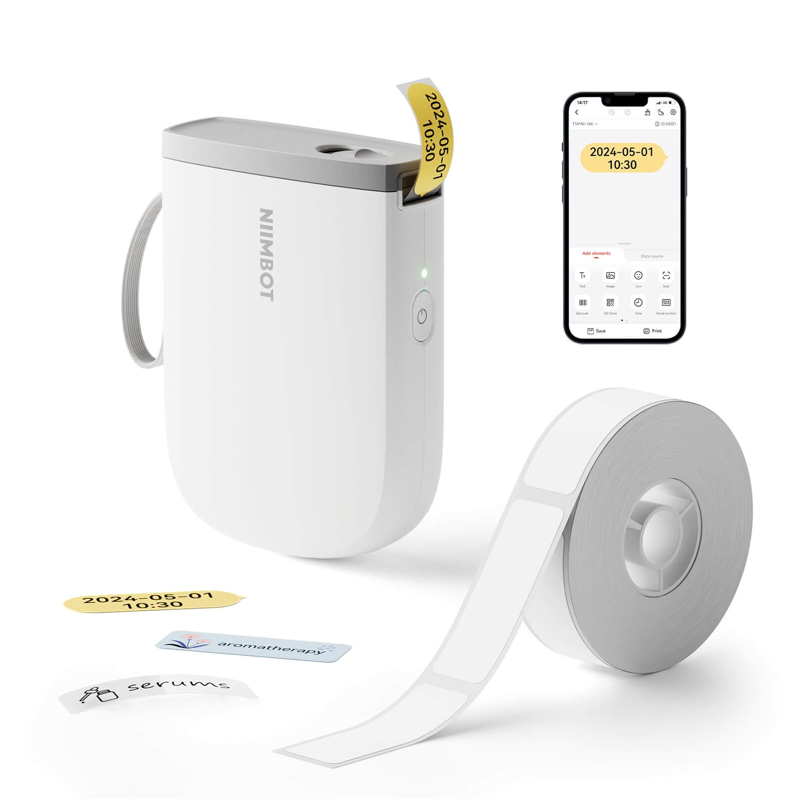 D11 2024 Upgraded 0.5 Inch Label Maker Machine with Tape - 300dpi upgr ...