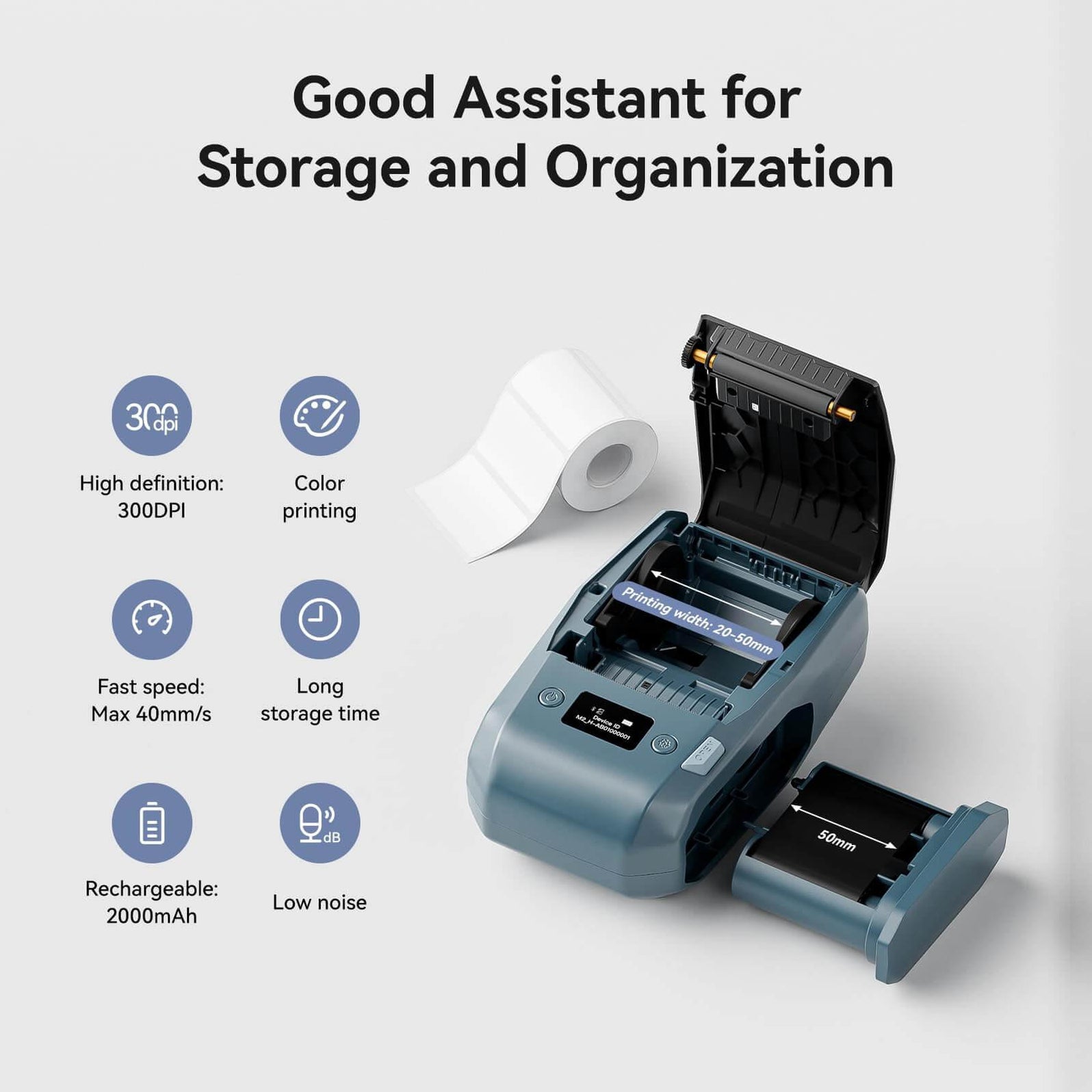 2024 NEW RELEASE! M2 2 Inch Thermal Transfer Label Maker - Smart Color ...