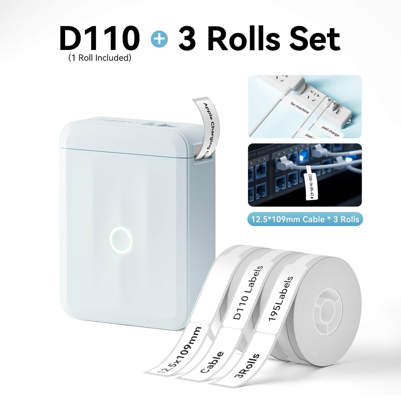 NIIMBOT D110 Portable Rechargeable Mini Label Printer — NIIMBOT