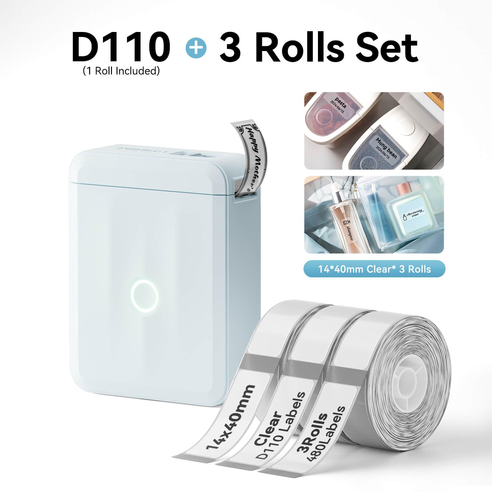 NIIMBOT D110 Portable Rechargeable Mini Label Printer — NIIMBOT