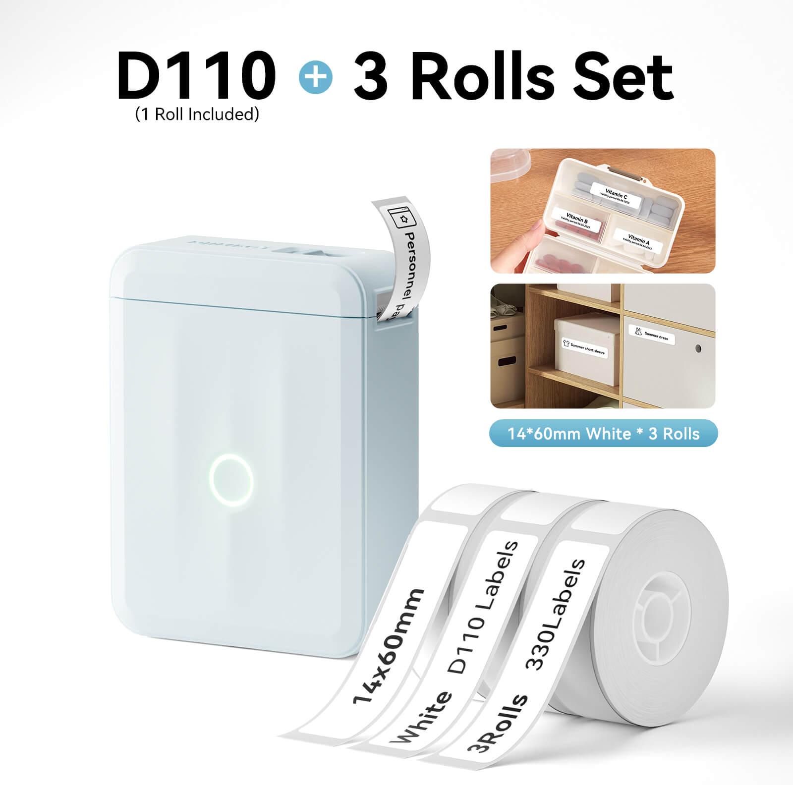 NIIMBOT D110 Portable Rechargeable Mini Label Printer — NIIMBOT