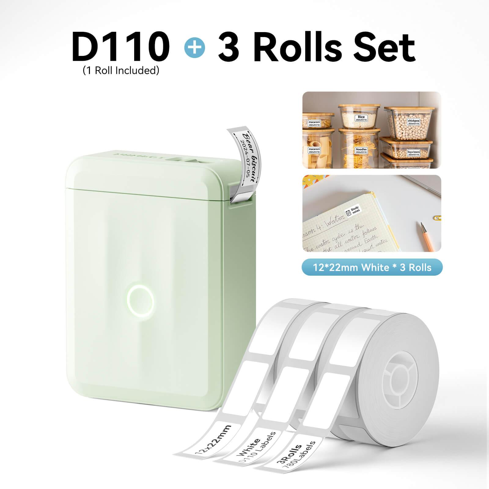 NIIMBOT D110 Portable Rechargeable Mini Label Printer — NIIMBOT