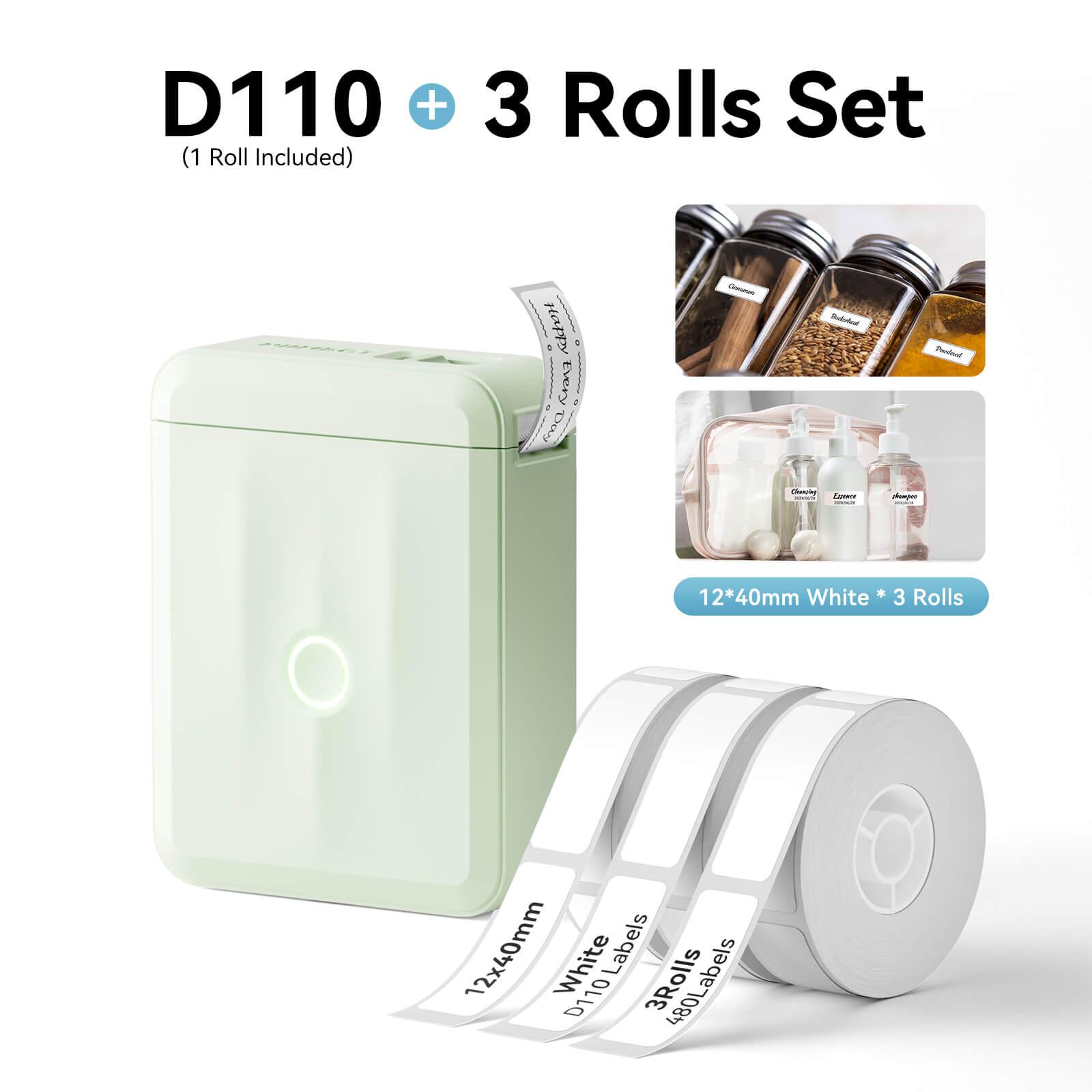 NIIMBOT D110 Portable Rechargeable Mini Label Printer — NIIMBOT