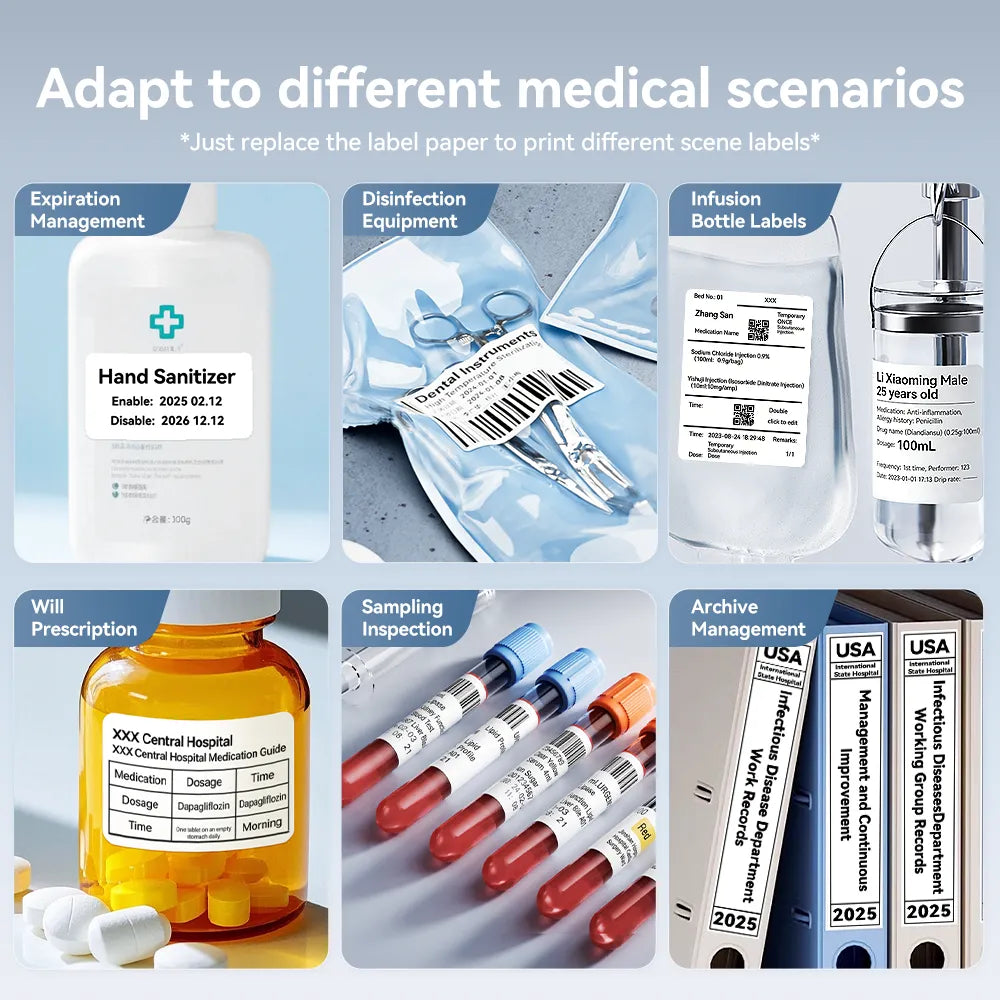 NIIMBOT M2 2 Inch Thermal Transfer Medical Label Printer — NIIMBOT